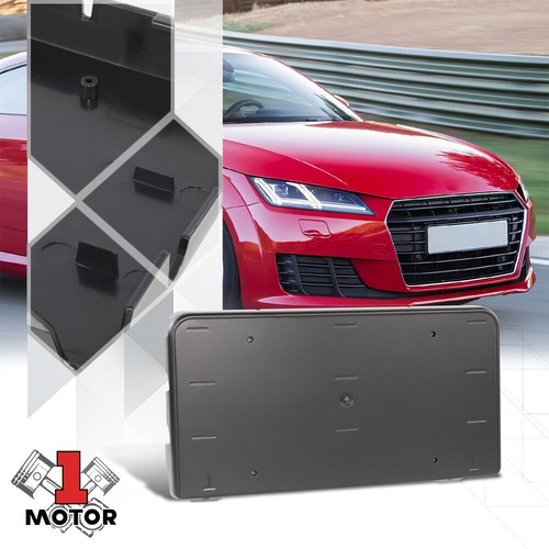Front Bumper License Plate Mounting Bracket Holder Frame for 16-22 Audi ...
