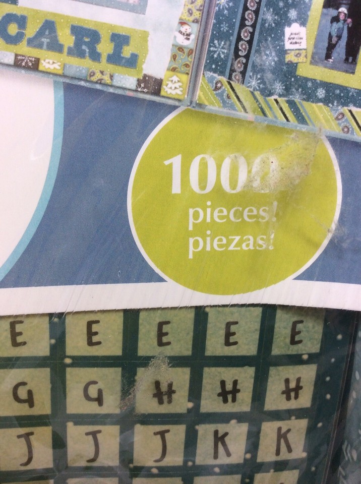 Complete scrapbook Kit Snow Day 1000 Pieces 12x12 Album,Paper ...