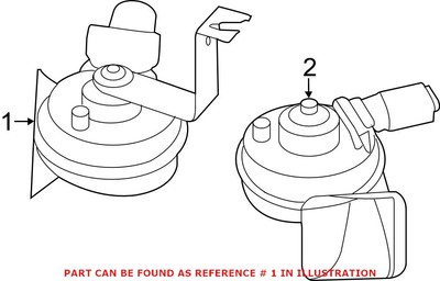 Genuine OEM Horn for BMW 61337400704 | eBay