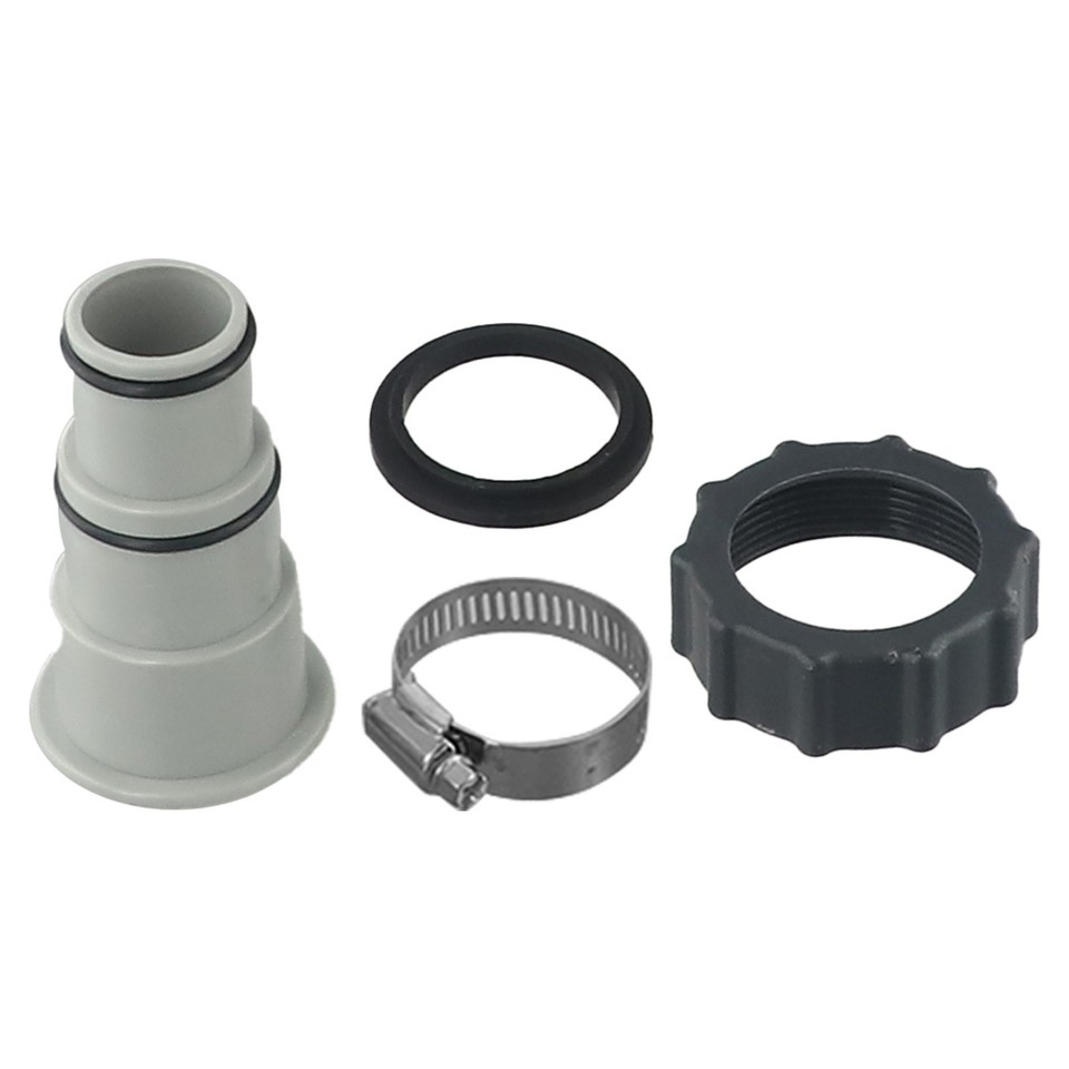 Threaded to Clamp Style Hose Adapter Set for Intex Pool with 1 5/1 ...