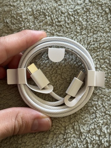 Braided Charger Cable for Apple iPhone 15 60W USB C to USB C Fast ...