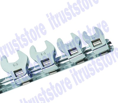 7 PC SAE CROWS FOOT END SOCKET WRENCH CROWFOOT CROWSFOOT TOOL SET 3/8 ...