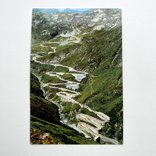 Valle Tremola Strada Del San Gottardo Pass Switzerland Unposted ...