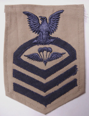 WW2 US Navy Parachute Rigger Chief Rank Rate Patch - USN | eBay