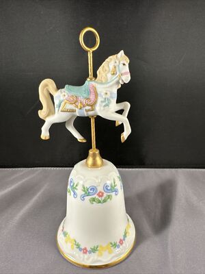 The Enchanted Carousel Bell Princeton Gallery 1993 Fine Porcelain | eBay