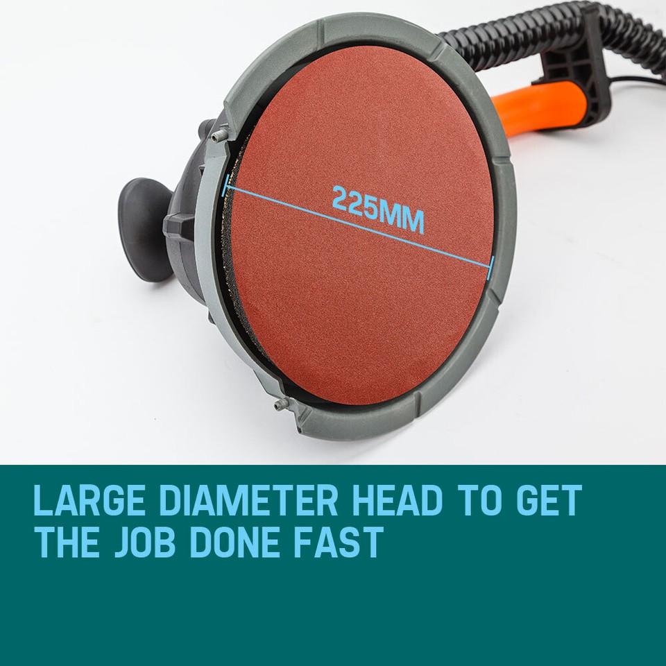 PRESALE UNIMAC 1800W Drywall Sander Plaster Automatic Wall Gyprock ...