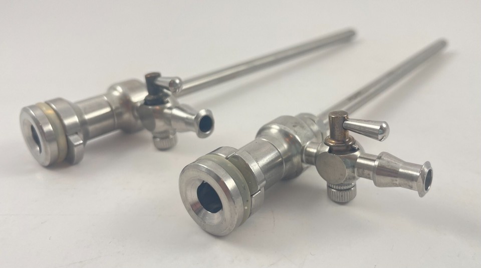 LOT OF 2 Stryker 377-031-145 5.0mm Cannula w/ Rotating Stopcock | eBay