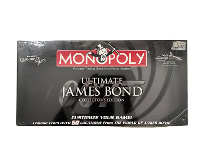The Ultimate James Bond 007 Monopoly Game Collectors Edition New ...
