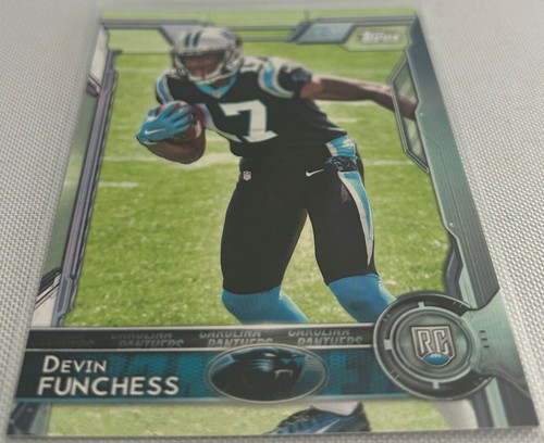 2015 Topps Football Devin Funchess Carolina Panthers rookie card #418 ...