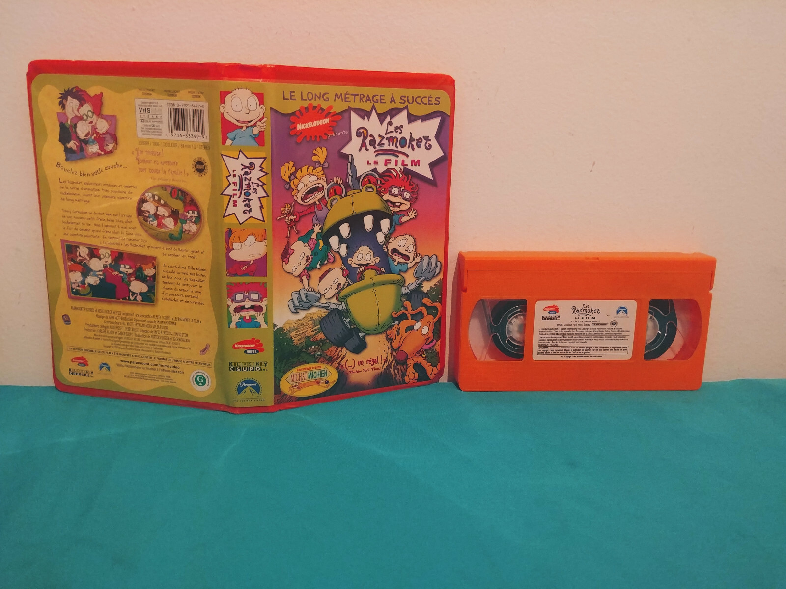 Les razmoket le film vhs The rugrats the movie vhs & clamshell case ...
