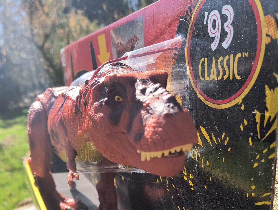 Jurassic Park Tyrannosaurus Rex Electronic Real Feel 93 Classic T-rex ...