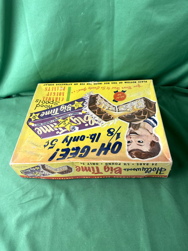 Vintage 1950s Hollywood's Big Time Candy Box Empty General Store | eBay