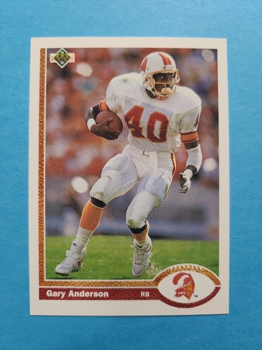 GARY ANDERSON 1991 UPPER DECK FOOTBALL CARD # 204 F4320 | eBay