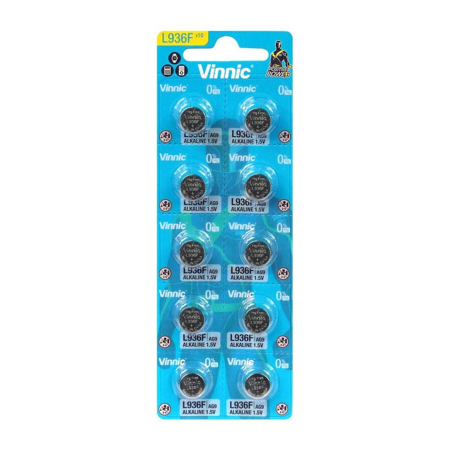 Vinnic Alkaline Watch Batteries ALL SIZES - LR44 LR41 LR43 LR54 LR60 ...