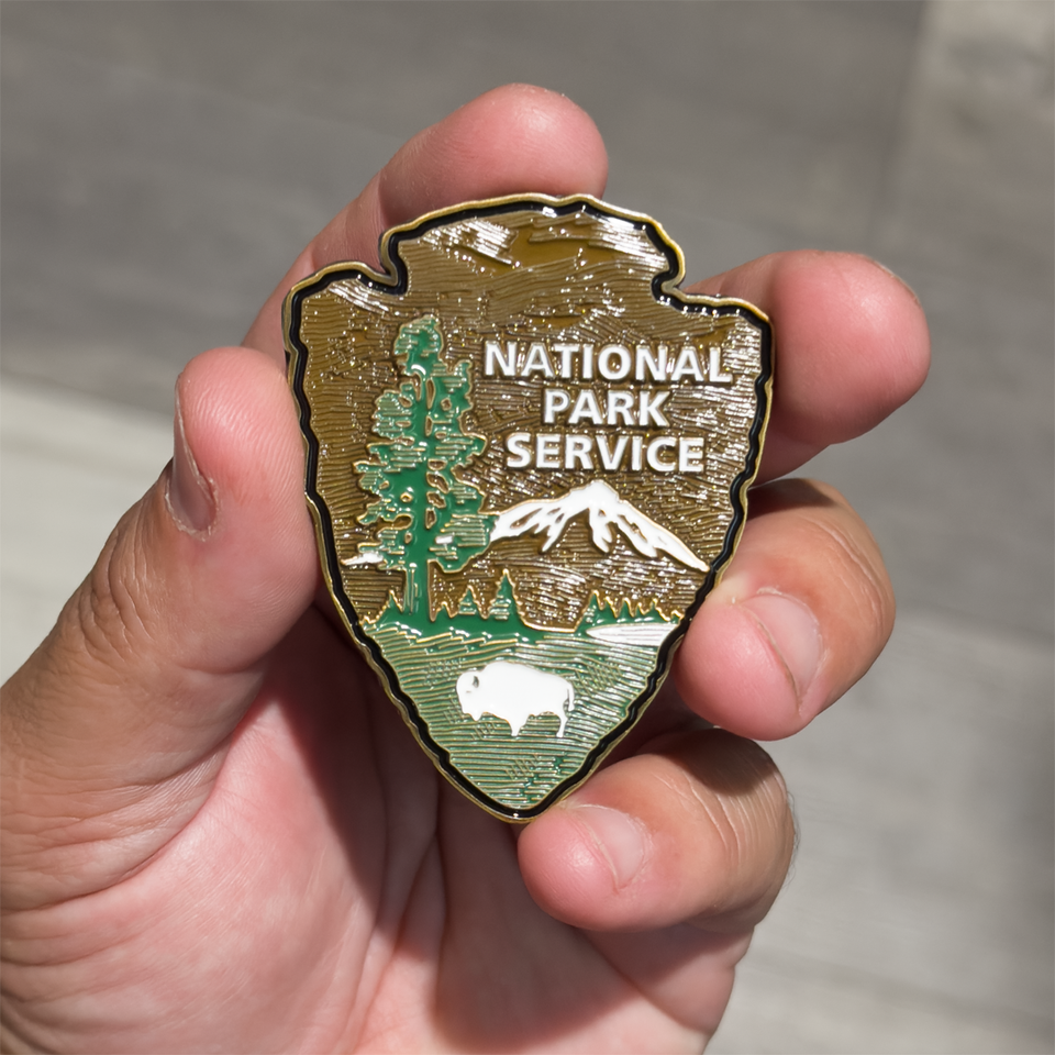 EL16-002 National Park Service NPS arrowhead Challenge Coin | eBay