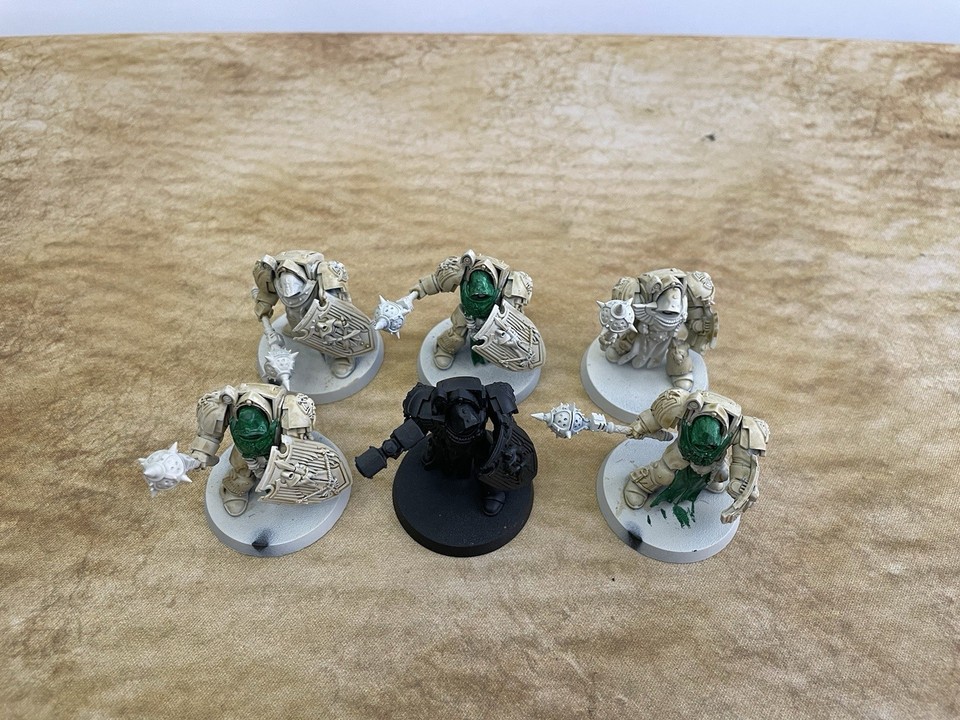 Warhammer 40k Deathwing Knights x6 Dark Angels Terminators Space ...