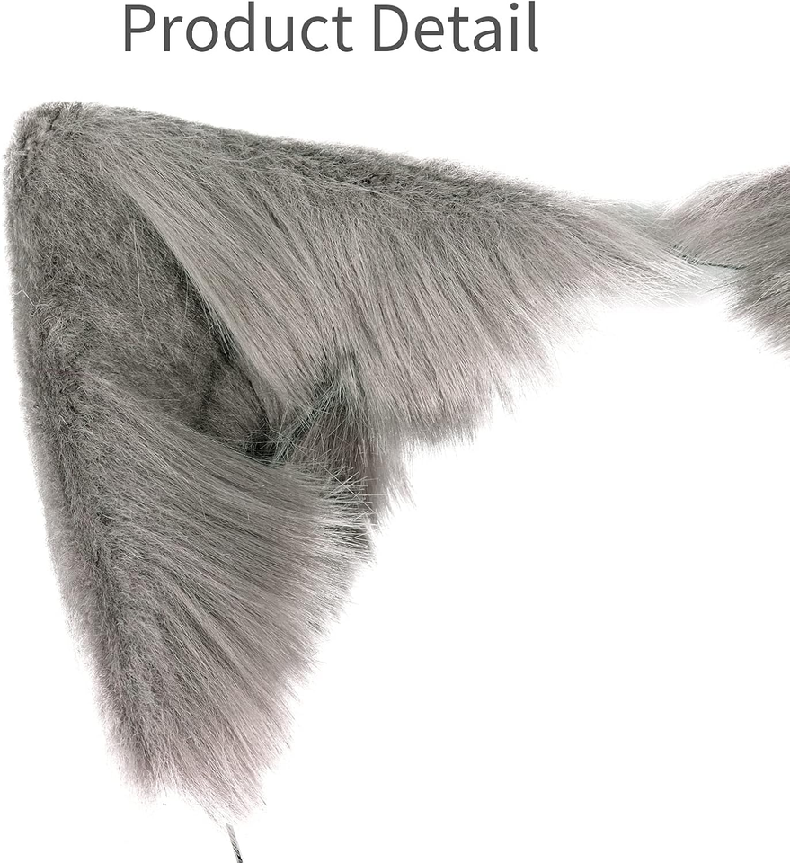 Handmade Fox Wolf Cat Ears Headwear Costume Accessories for Halloween ...