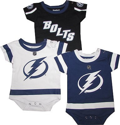 Tampa Bay Lightning 3pc Creeper Set Jersey Creeper Infant Baby | eBay
