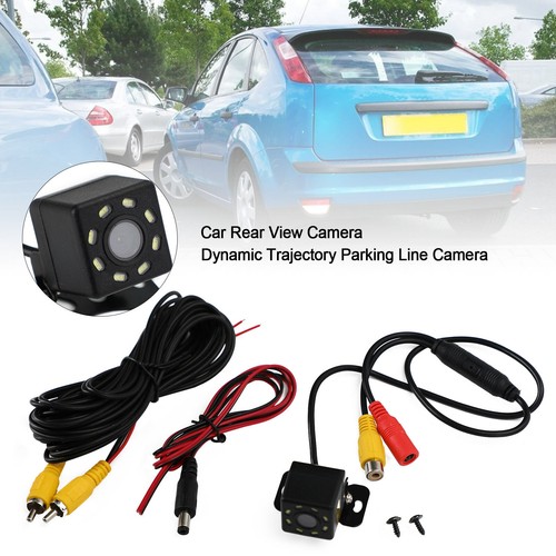 Dynamic Trajectory Parking Line Truck Car Reverse Backup Camera 8LED ...