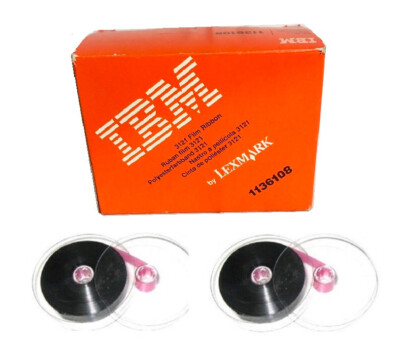 2x Original Farbband IBM 1136108 Selectric 71 711 713 3121 3571 ...
