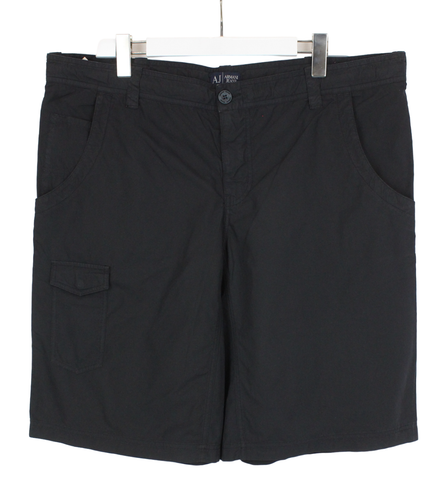 ARMANI JEANS Shorts Men's US 38 Zip Fly Pockets Black | eBay
