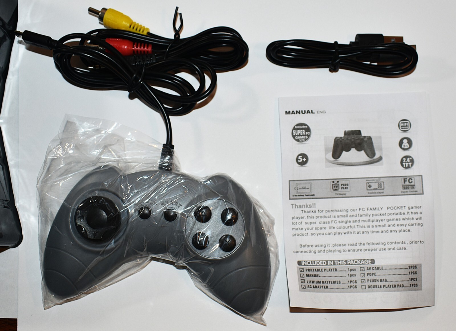 Controller Gamepad Digital Game Controller, Game Player with 520 ...