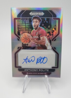 2022 Panini Prizm Silver Draft Picks Signatures #APO Anthony Polite ...