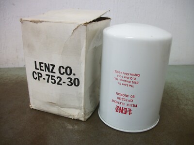 LENZ 30 MICRON FILTER ELEMENT CP-752-30 NIB | eBay