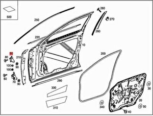 Genuine MERCEDES X222 A217 C217 S-CLASS W222 Hinge 2227203901 | eBay
