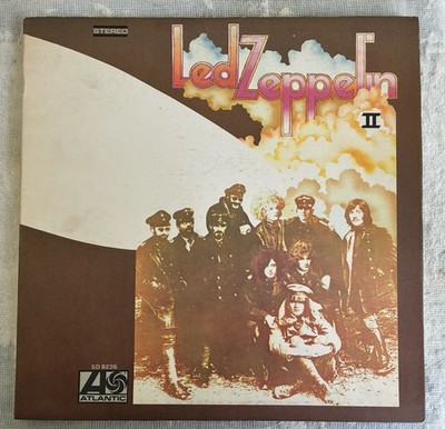 1969 LED ZEPPELIN ll VINYL ALBUM ATLANTIC RECORDS USED 1st PRESSING ...