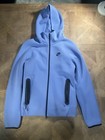 Nike Men's Tech Fleece Hoodie Light Blue Full Zip Gray, Size S | eBay
