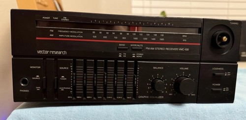 Vintage Vector Research VCM-100 stereo receiver/ Graphic Equalizer ...