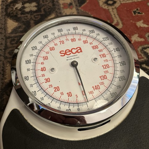 SECA Vintage Mechanical Bathroom Scale German Made White 320 Lbs Max | eBay