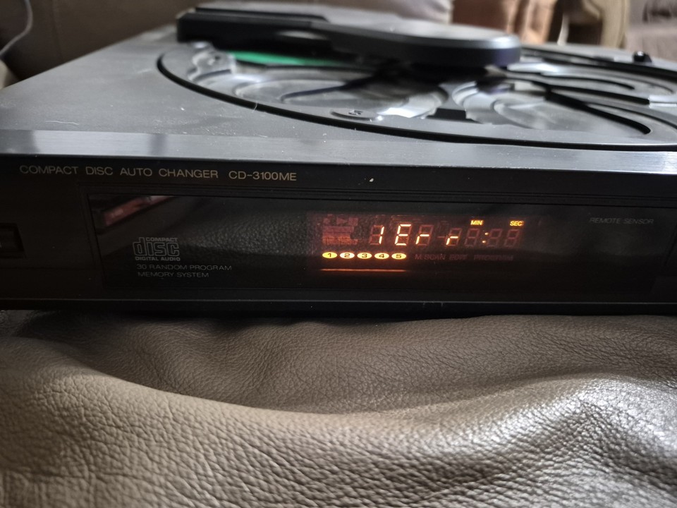 SANSUI CD-3100ME -RaRe- Vintage 5-CD Tray Compact Disc Player Used As ...
