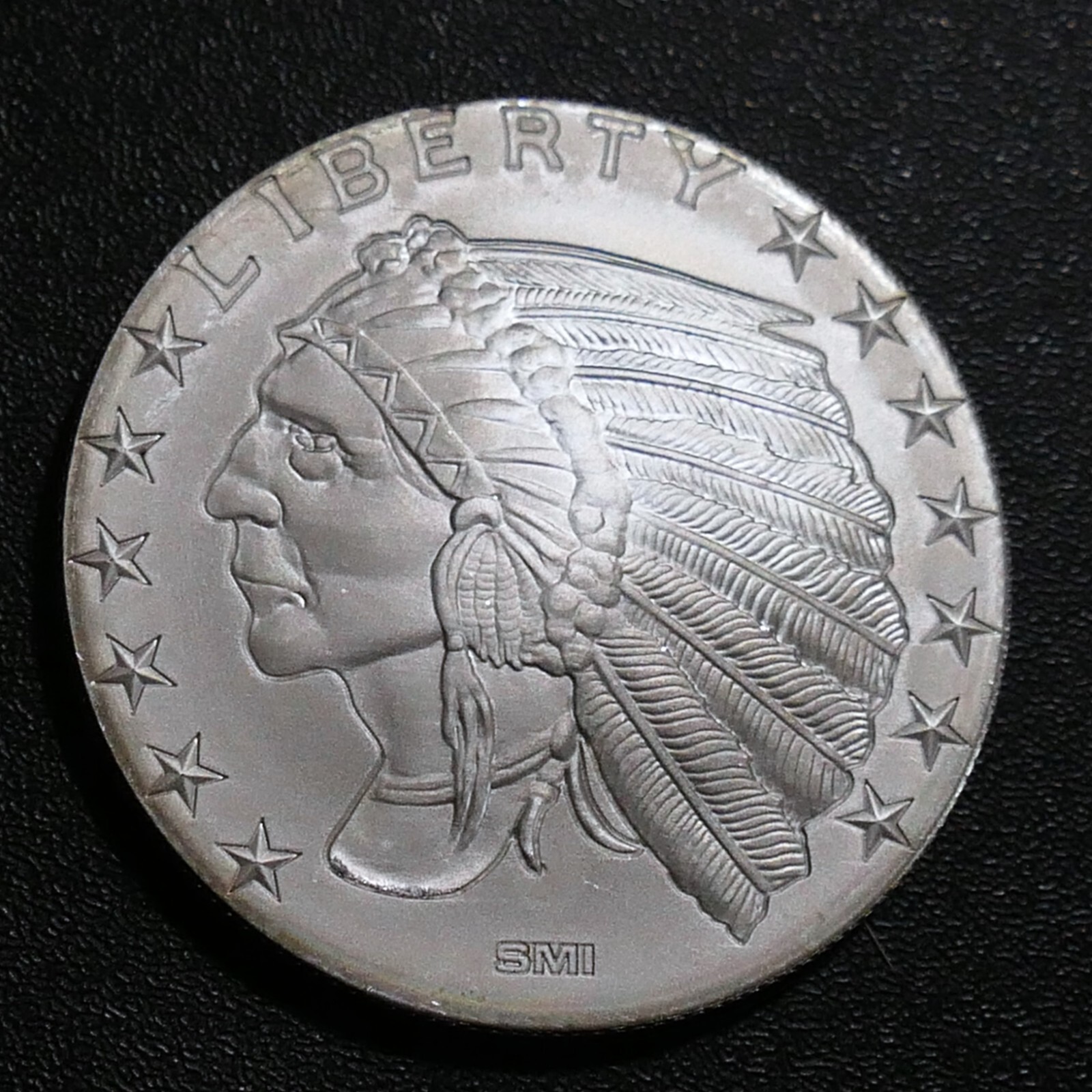 1 oz Incuse Indian Silver SMI Sunshine Mint Half Eagle Pattern | eBay