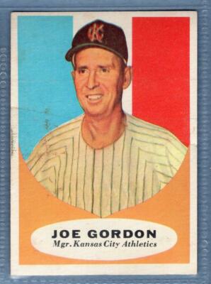 1961 Topps #224 Joe Gordon (HOF)(b) VG-EX GO417 | eBay