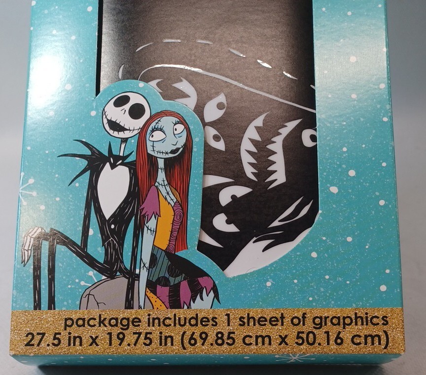 Disney Nightmare Before Christmas New Xmas Tree Peel & Stick Window ...
