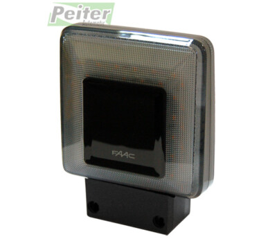 Faac XLED LED flashing light with universal power supply: 230 Vac 115 ...