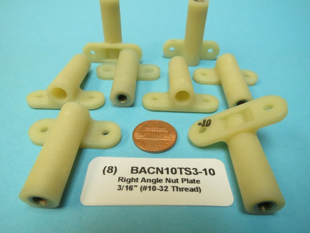 Right Angle Standoff Nutplate Boeing Aircraft BACN10TS3-10 Aerospace (8 ...