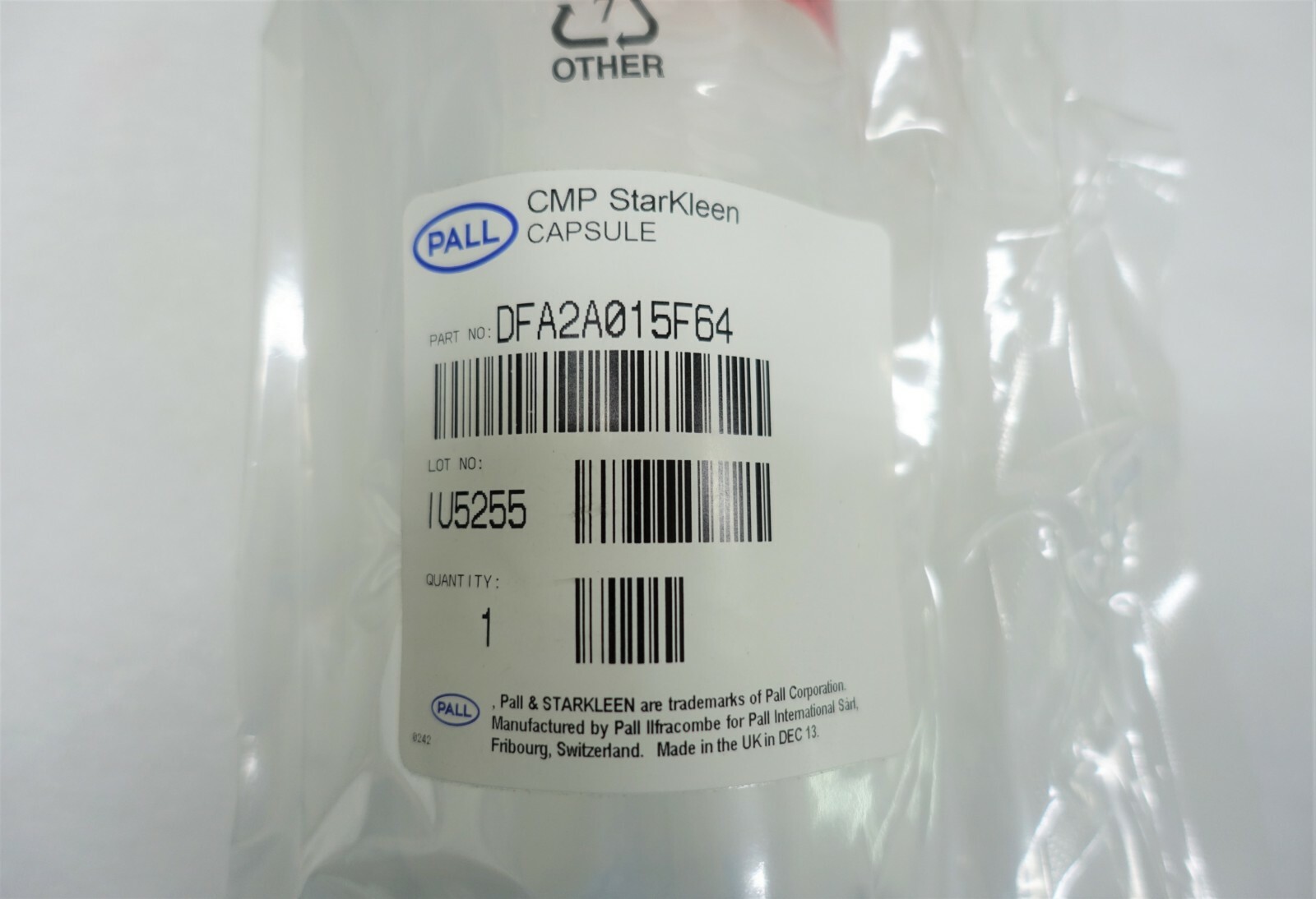 PALL DFA2A015F64 CMP STARKLEEN FILTER CAPSULE *UNUSED, SEALED* | eBay