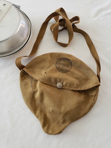 Vintage Boy Scouts of America Mess Kit with BSA Carrying Pouch Campfire ...