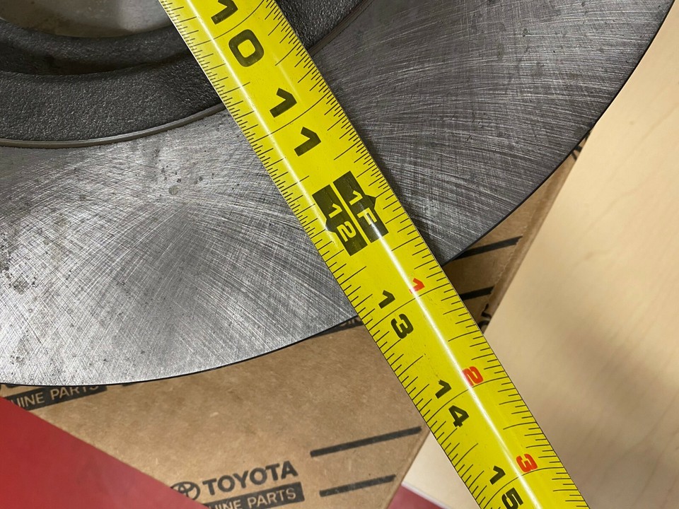 2008-2019 TOYOTA HIGHLANDER GENUINE OEM FRONT BRAKE ROTORS 435120E030 ...