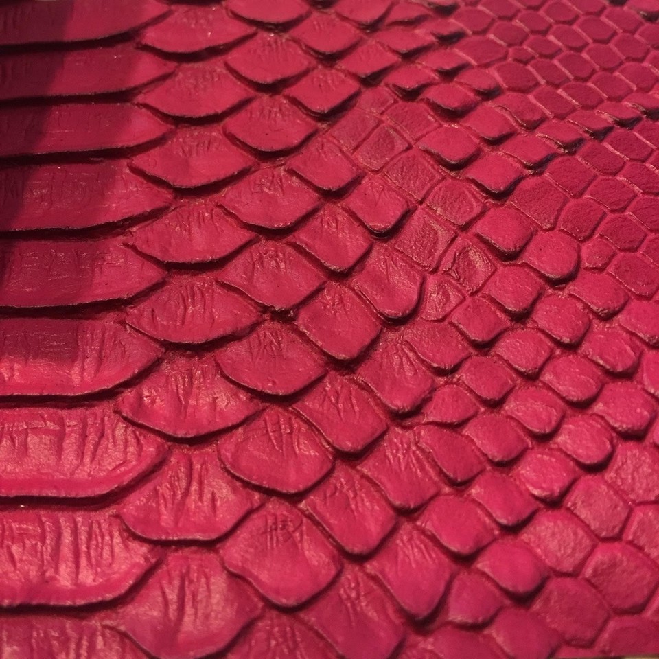 SHIPS FOLDED SNAKE SKIN SCALE 3D Texture Faux Leather Upholstery Vinyl ...