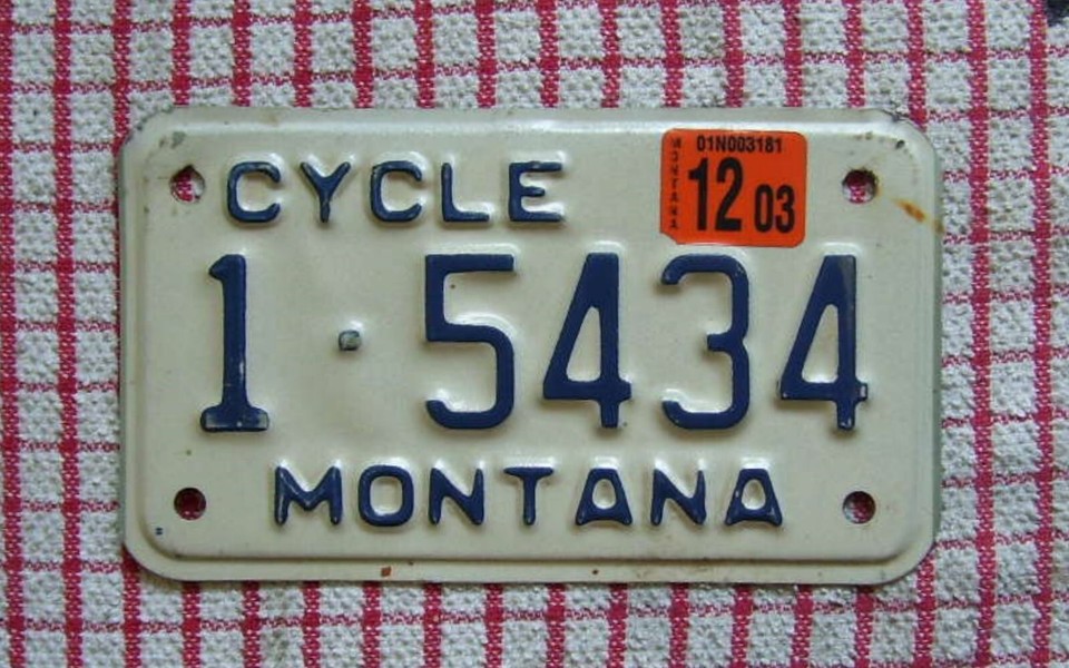 Various states AMERICAN MOTORCYCLE LICENSE PLATE some rough some nice # ...