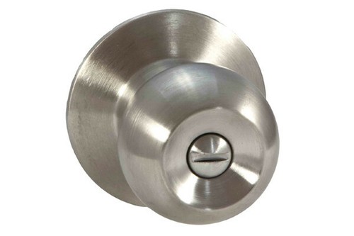 6x Knob lock sets round -privacy - snib inside stainless steel | eBay