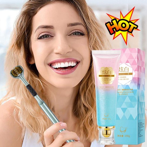 5 Pcs Nicotinamide Tooth Whitening Crystal Toothpaste Fresh Mint Stain ...