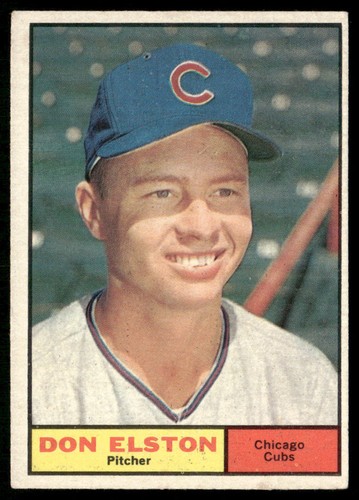 Don Elston 1961 Topps #169 Chicago Cubs VG-EX | eBay