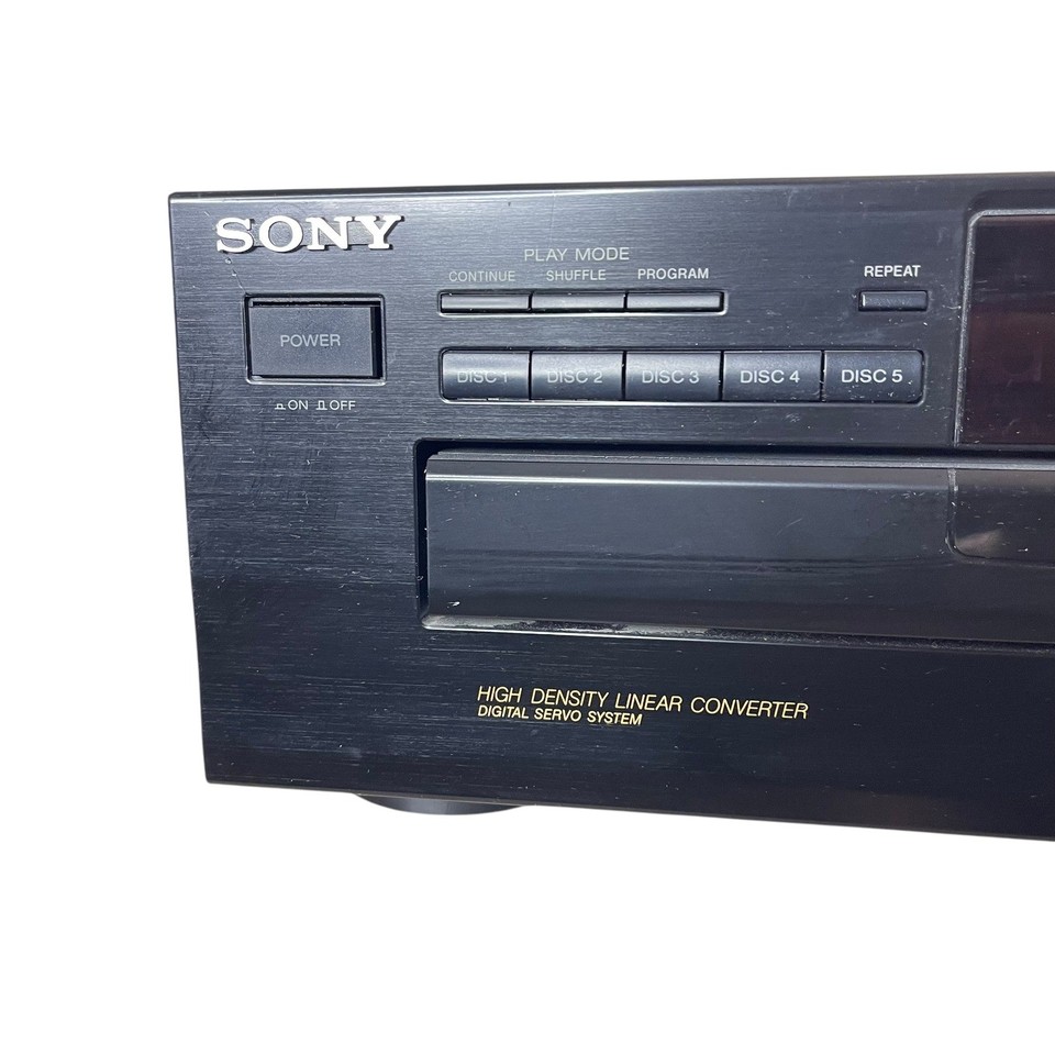 Sony CDP-C245 5-Disc CD Player Changer High Density Linear Converter | eBay
