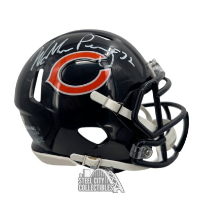 William Perry Autographed Chicago Speed Mini Football Helmet - BAS | eBay