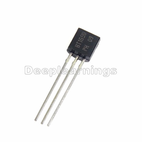 50PCS Unidirecti onal thyristor BT169D BT169 Logic Level TO-92 400V 0 ...